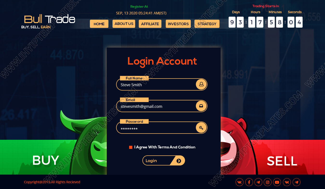 HYIP Website Themes -T116