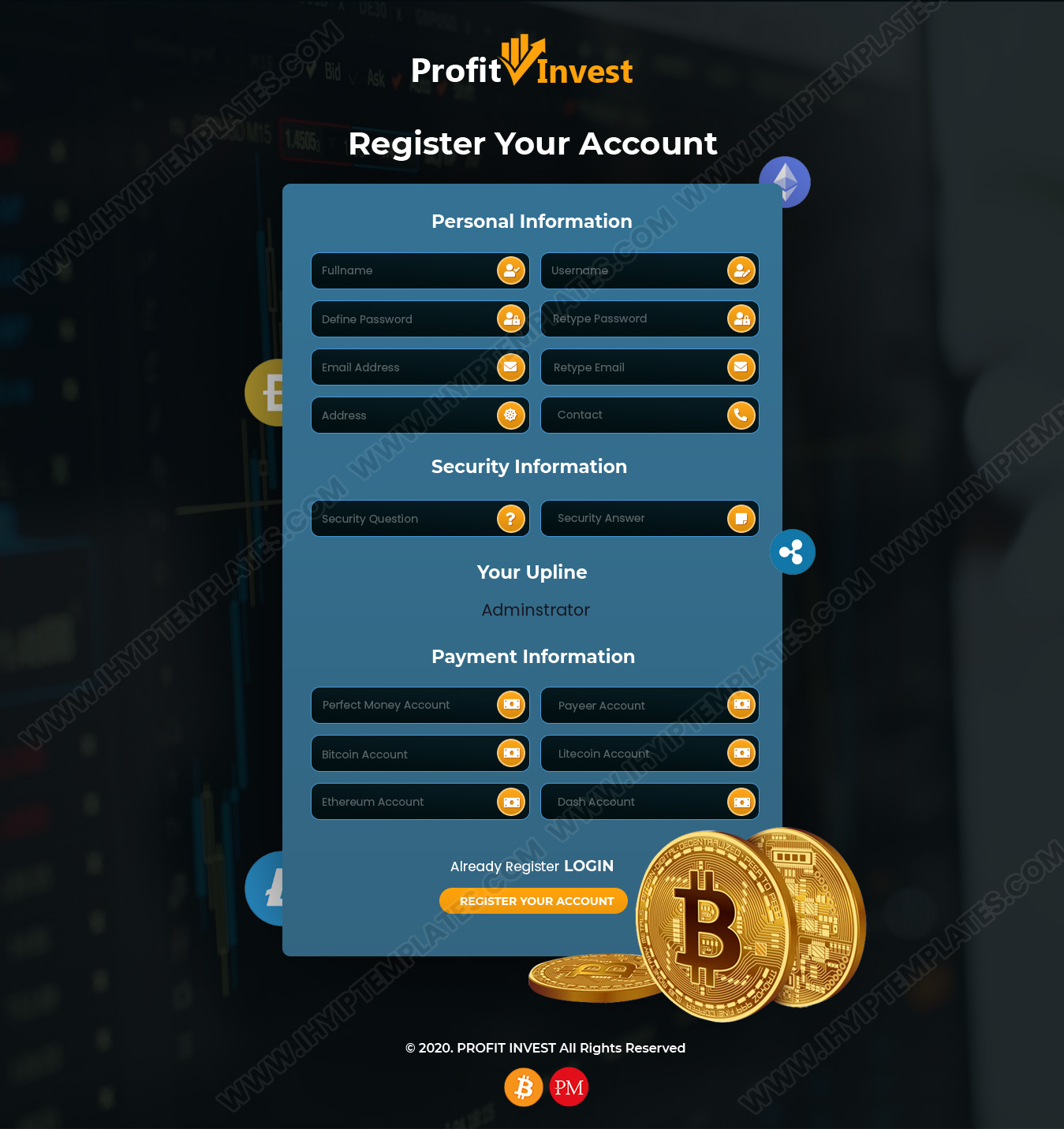 HYIP Website Themes -T132