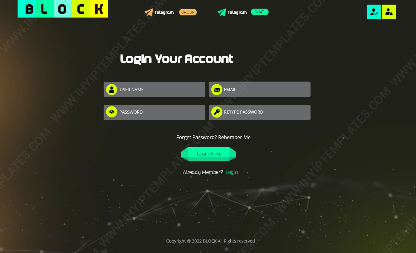HYIP Website Themes -T260