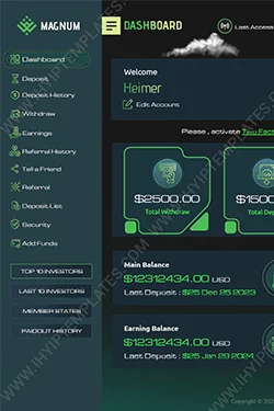 GC HYIP Design Templates | GoldCoders script Templates