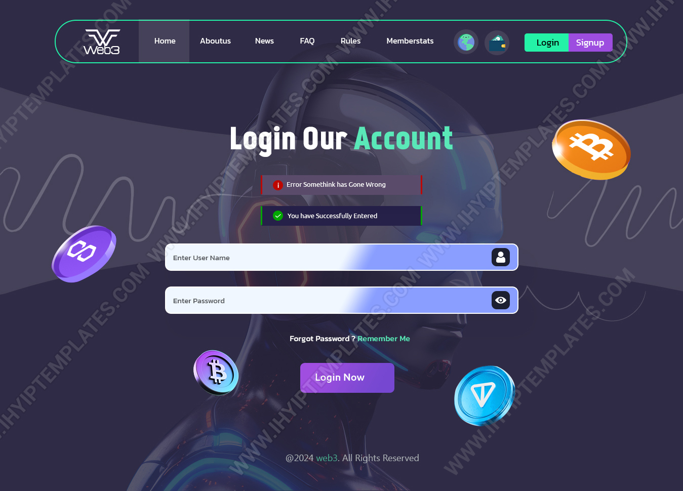 HYIP Website Themes -T317